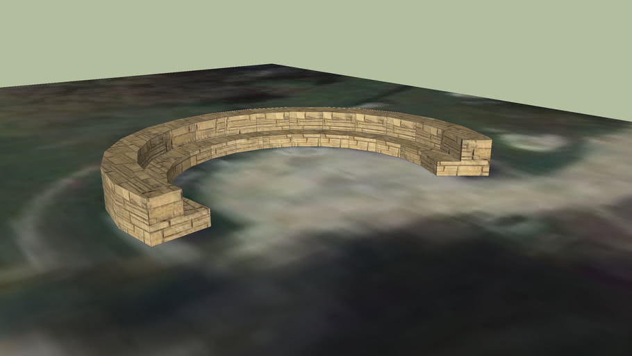 Rock Bench in Round Rock, TX | 3D Warehouse