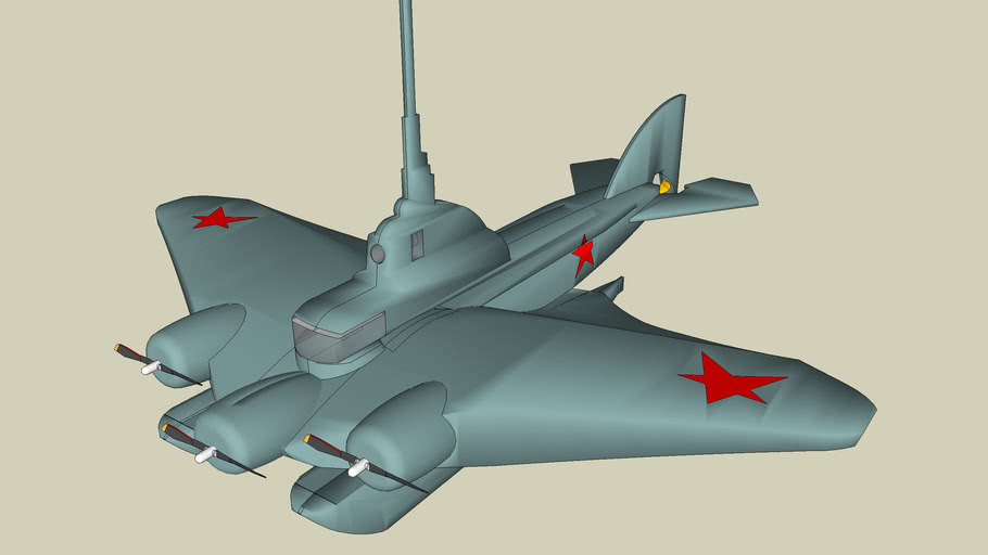 WWII Russian Flying Submarine | 3D Warehouse