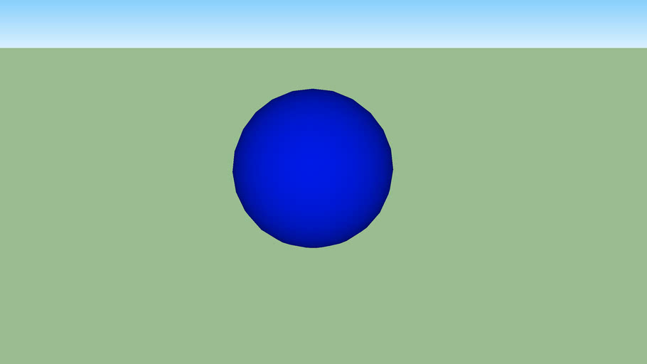 Dark Blue Sphere | 3D Warehouse