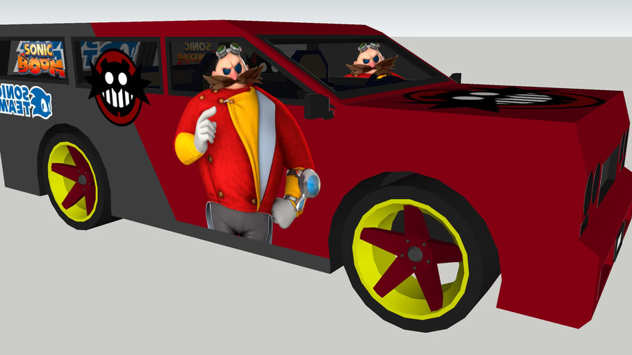 Sonic Boom Doctor Eggman Car | 3D Warehouse