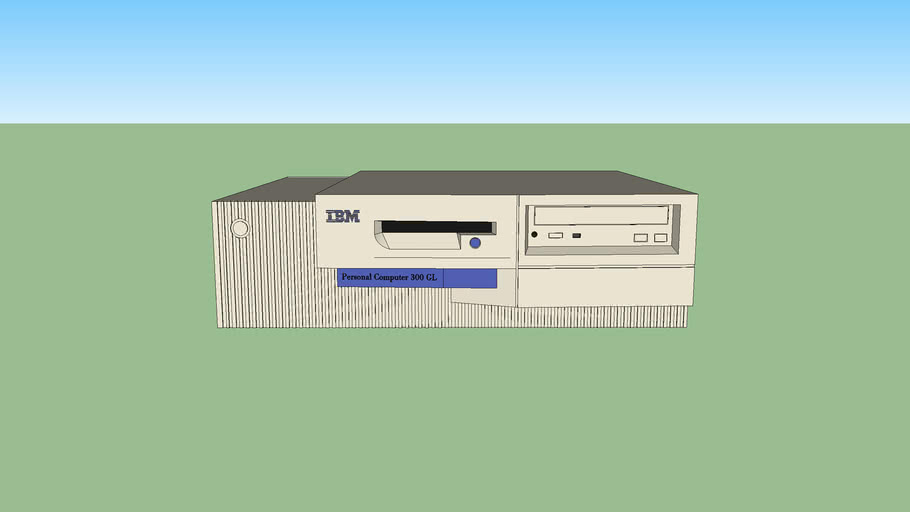 1998 IBM Personal 300GL Desktop computer | 3D Warehouse