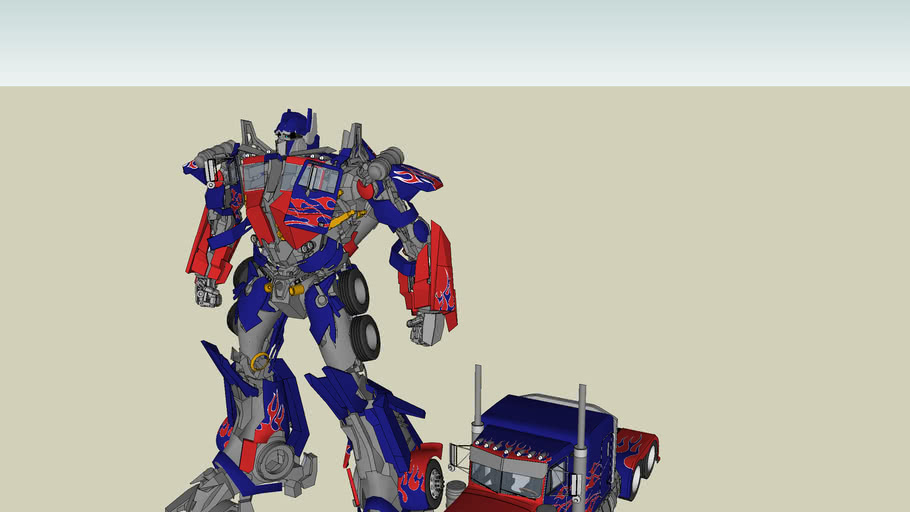 Movie Accurate Optimus Prime | 3D Warehouse