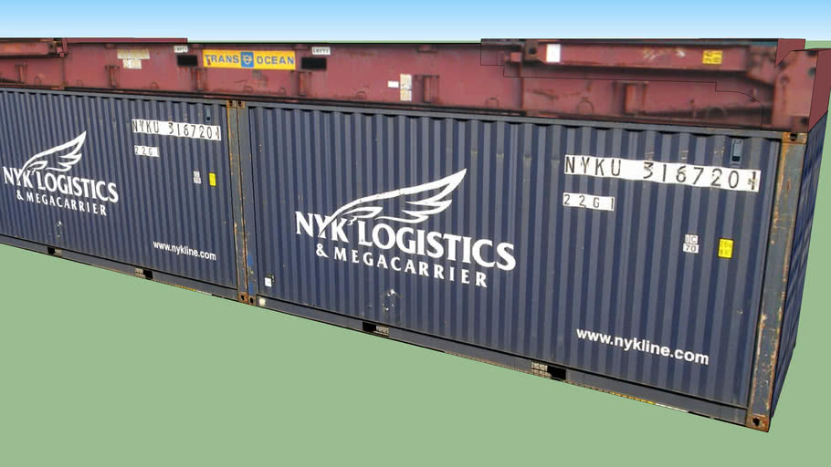 Container Double Stack | 3D Warehouse