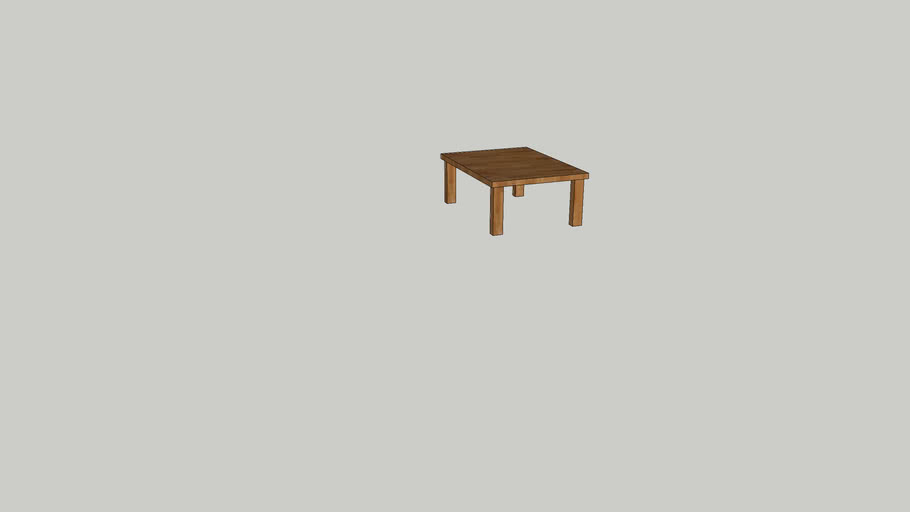table basse simple | 3D Warehouse