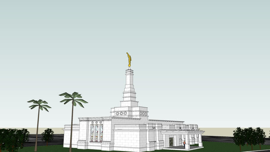 LDS Temple Asuncion Paraguay 112 Th. Operating Templo Mormon. | 3D ...