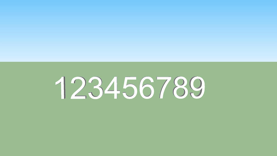 123456789 | 3D Warehouse