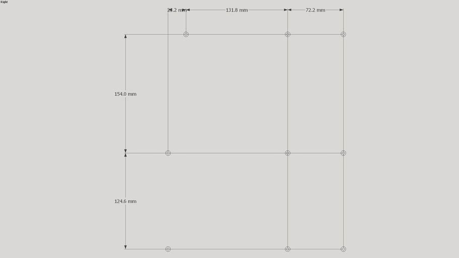 Motherboard layout holes | 3D Warehouse