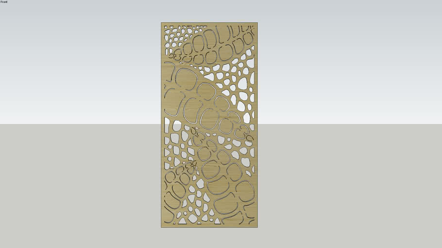 Leaf Pattern Wood Wall Panel | 3D Warehouse