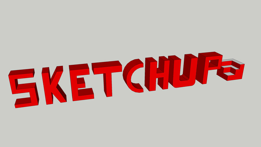 Sketchup en logo | 3D Warehouse