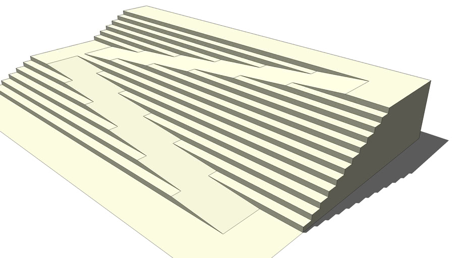 Stairway and slope - trap en helling | 3D Warehouse