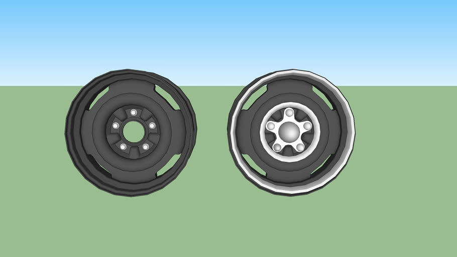 Ford Steel wheels | 3D Warehouse