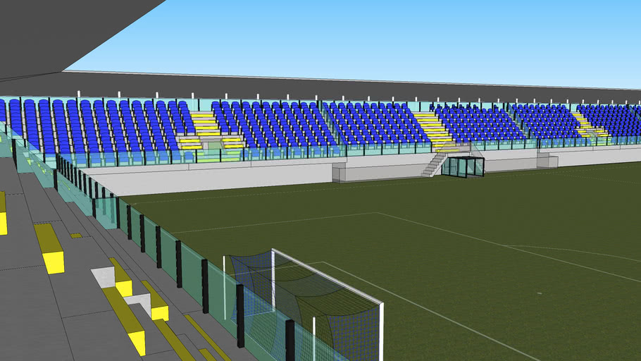 Small Detailed Stadium | 3D Warehouse