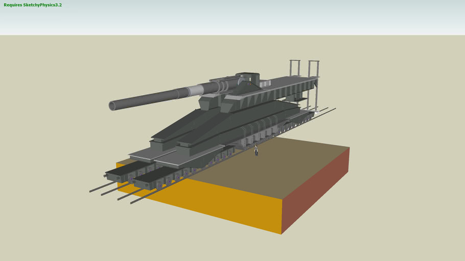 KierovNick's Schwerer Gustav gun | 3D Warehouse