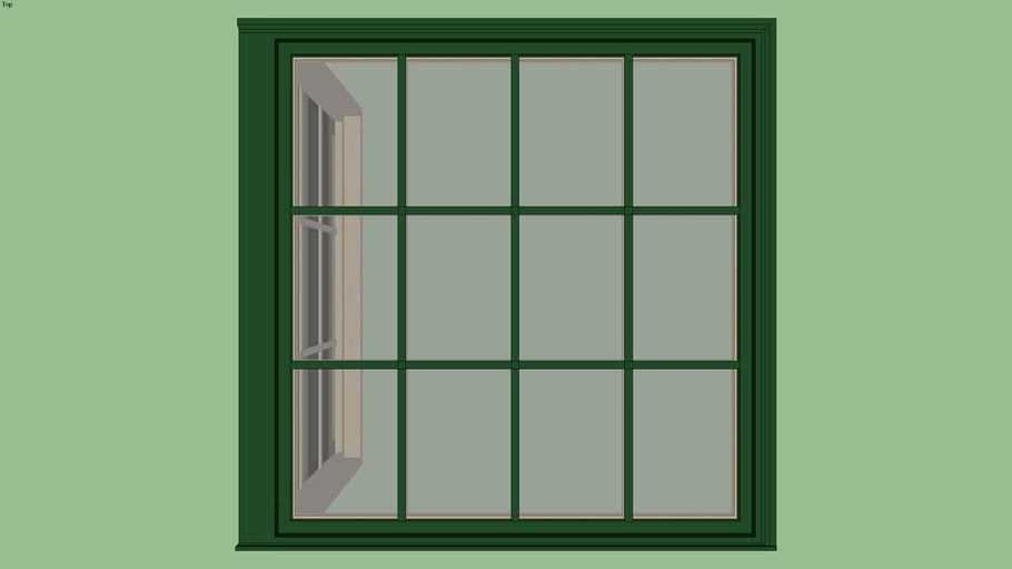 Marvin Ultimate Direct Glaze Corner Window | 3D Warehouse