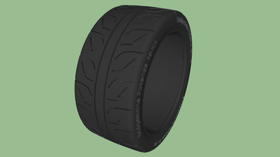 Tire (Bridgestone Potenza RE-71R) | 3D Warehouse
