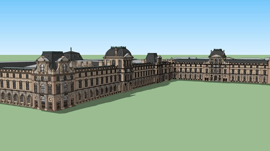 Musée du Louvre partie 2 | 3D Warehouse