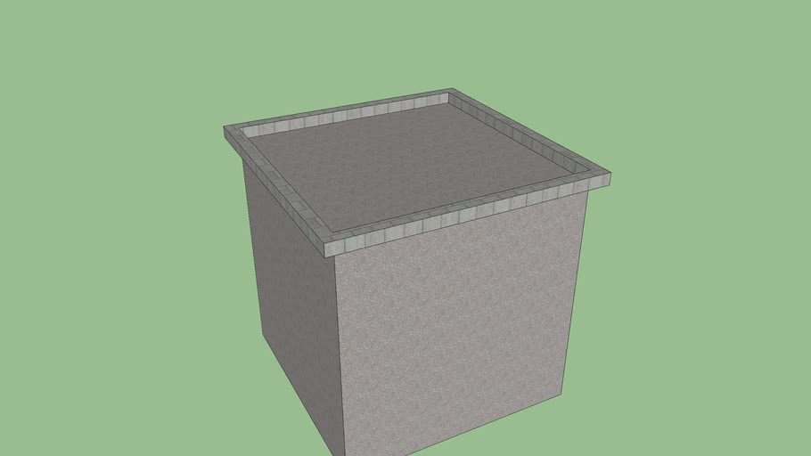 10 Foot Cube With Border | 3D Warehouse