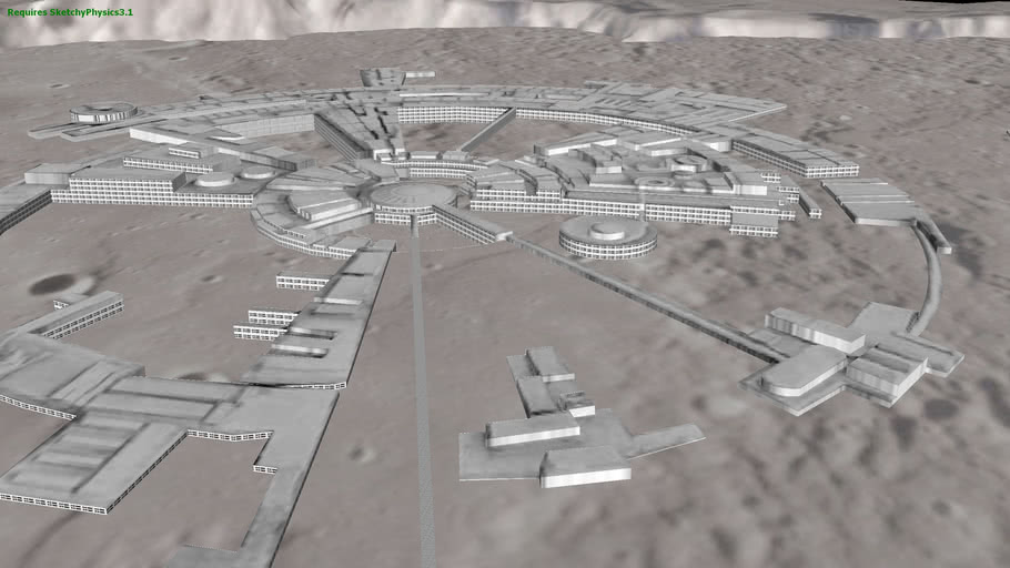 Clavius Lunar Base - 2001: A Space Odyssey | 3D Warehouse