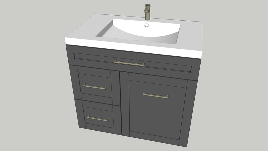 SINGLE VANITY 100521 | 3D Warehouse