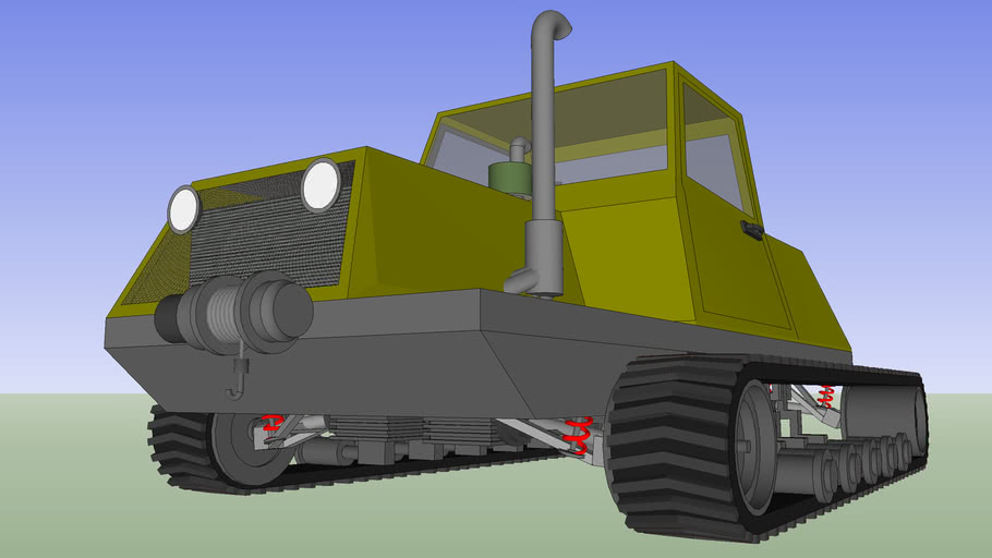 Extreme off road tractor | 3D Warehouse