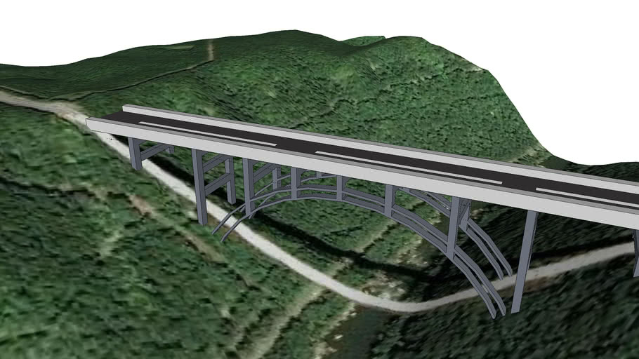 new river gorge bridge | 3D Warehouse