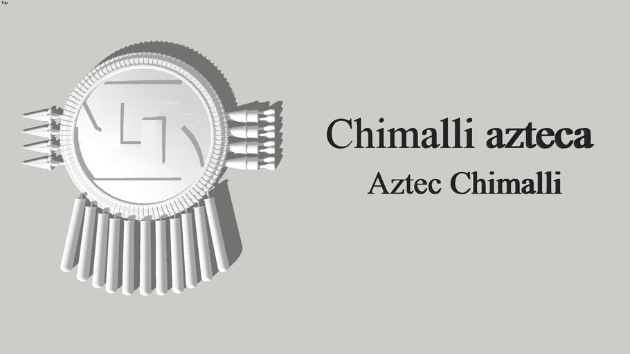 Chimalli / escudo azteca | 3D Warehouse