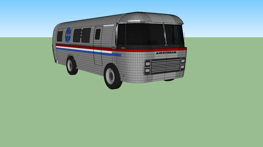 1983 Airstream Excella (NASA) astrovan | 3D Warehouse