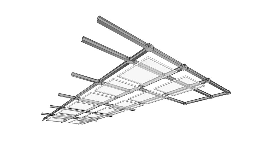 Mesh, Steel Ceiling | 3D Warehouse