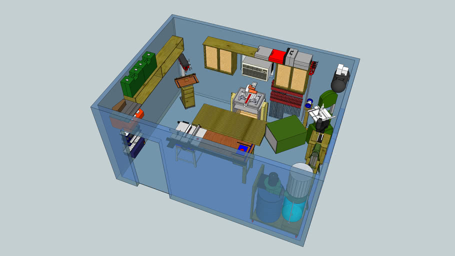 12x16 woodworking shop | 3D Warehouse