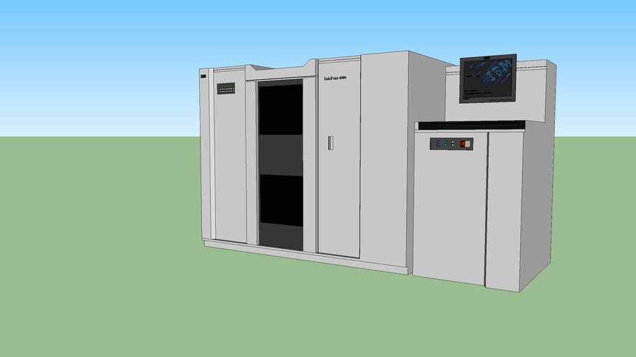 IBM InfoPrint 4000 enhanced simplex printing system | 3D Warehouse