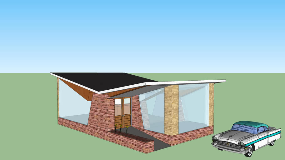 Googie Building | 3D Warehouse