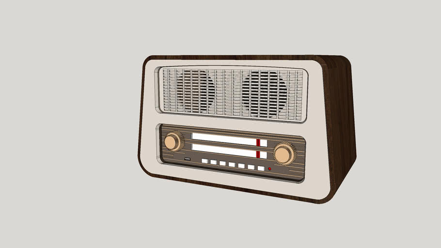 Old radio | 3D Warehouse