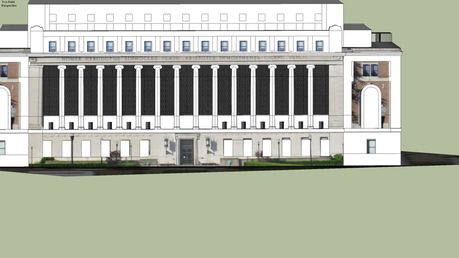 Butler Library, Columbia University (Draft) | 3D Warehouse