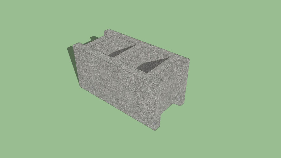 Hollow Block (2 core) | 3D Warehouse