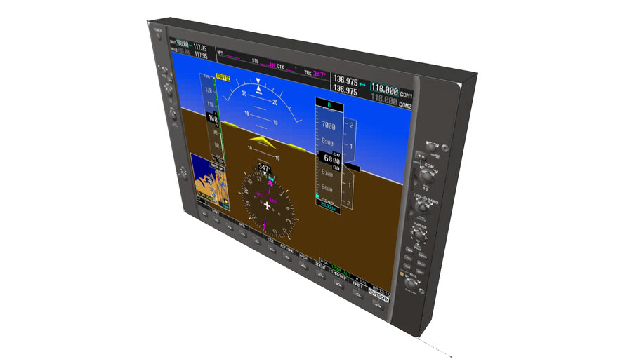 Garmin G1000 Glass Cockpit | 3D Warehouse