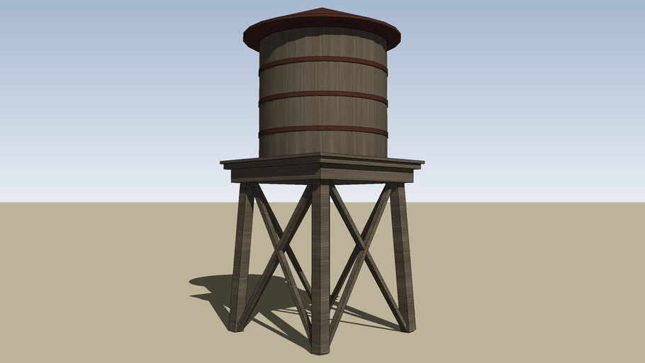 Rustic Water Tower | 3D Warehouse