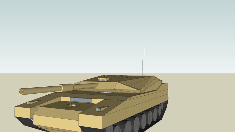 M1 Abrams Without armour* | 3D Warehouse