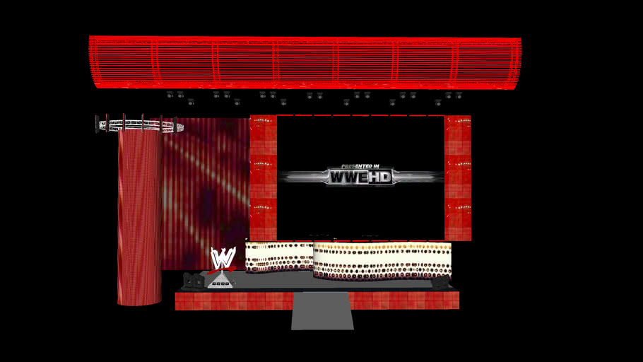 WWE Monday Night RAW HD Set | 3D Warehouse
