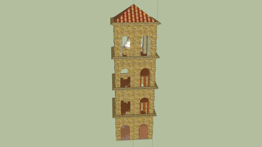 12th Century Roman Bell Tower | 3D Warehouse