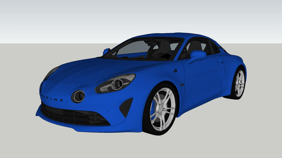 2018 Alpine A110 | 3D Warehouse