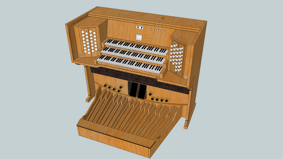 Makin 'Custom' Electronic Organ | 3D Warehouse