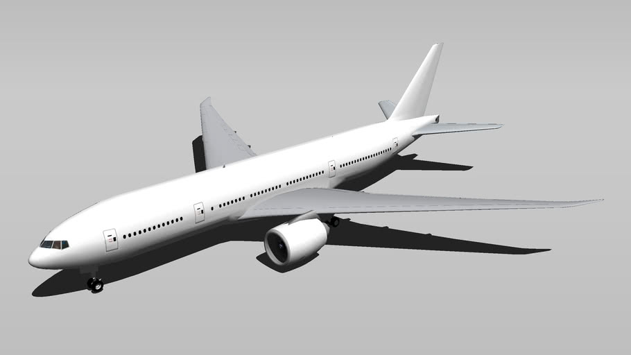 Template - Boeing 777-200LR 2016 UPDATE] | 3D Warehouse