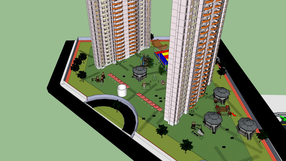 Predio pós moderno | 3D Warehouse