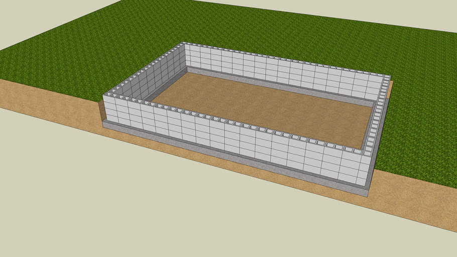 Footing and Foundation Wall | 3D Warehouse