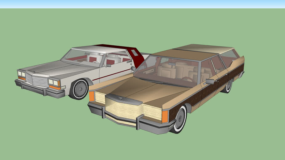 Vintage Coupe and Station Wagon | 3D Warehouse