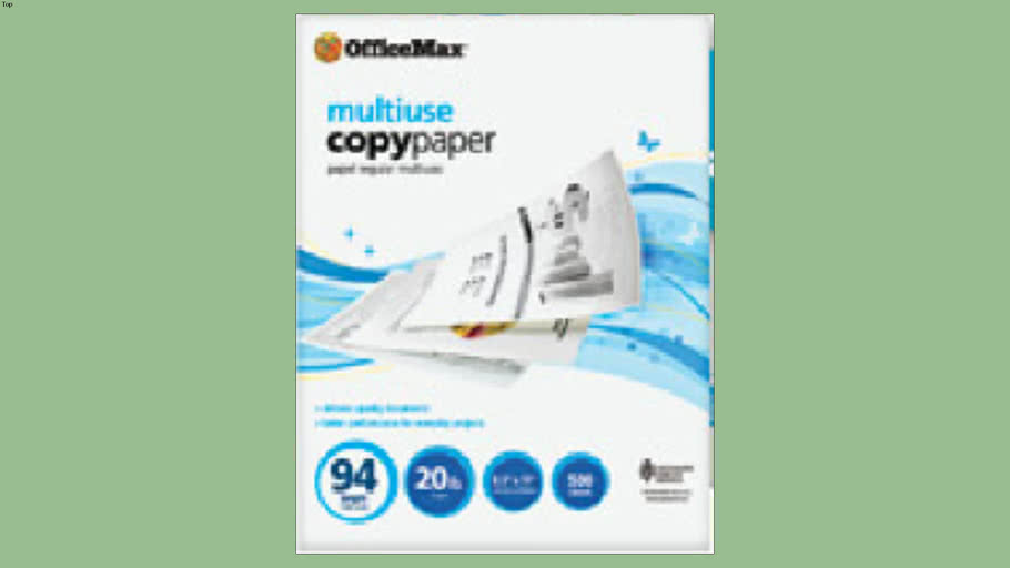 OfficeMax multiuse Copy Paper | 3D Warehouse