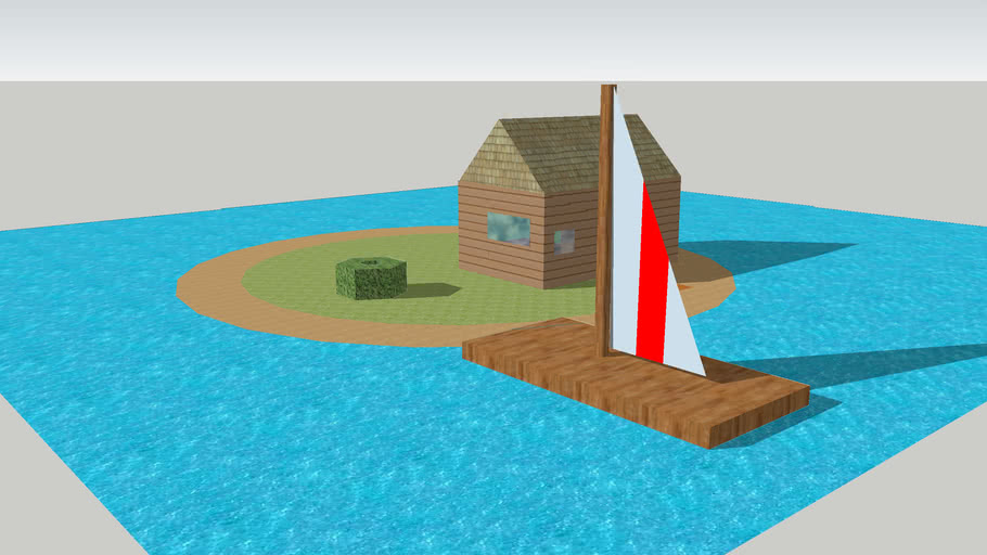 simple island | 3D Warehouse