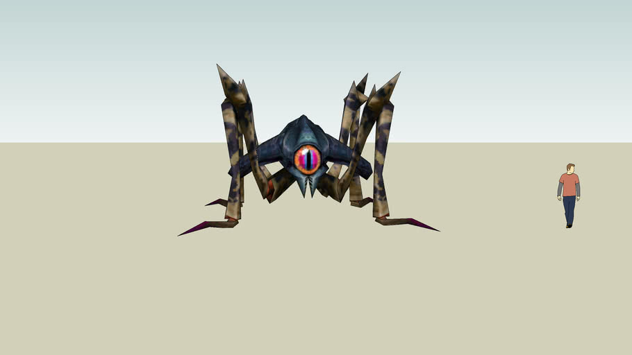 The Legend of Zelda: Twilight Princess Blue Tektite (grouped) | 3D ...