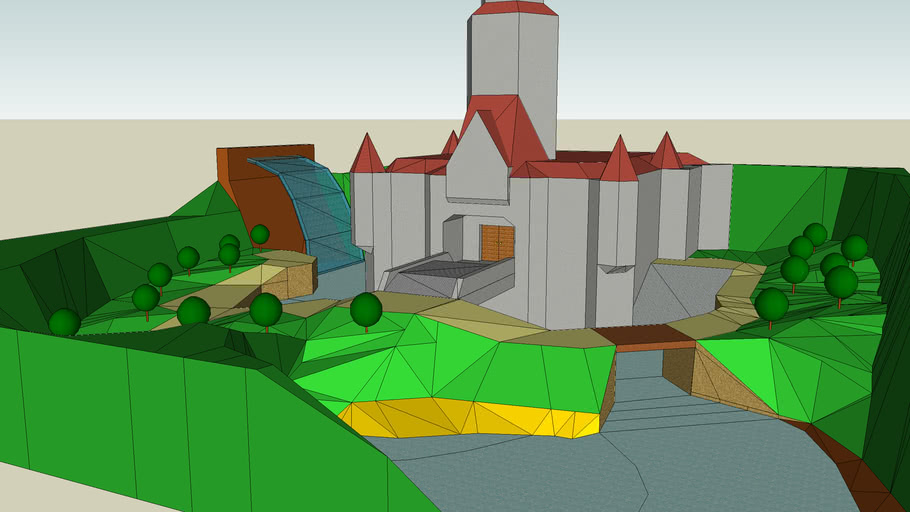 super mario 64 castle | 3D Warehouse