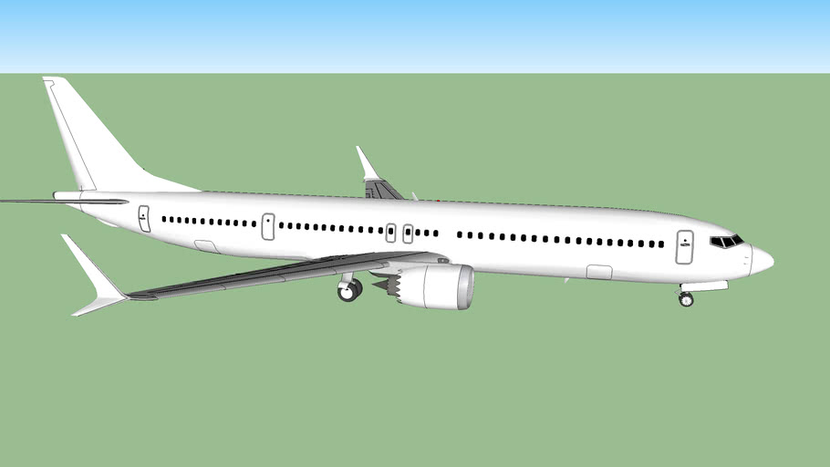 Boeing+737-10+MAX | 3D Warehouse